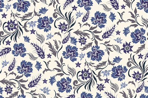 흰색 바탕에 Ikat 꽃 무늬 페이즐리 자수 カカルフィップラックショングラック 꽃무늬에 대한 스톡 벡터 아트 및 기타 이미지 꽃무늬 꽃 식물 페이즐리 Istock