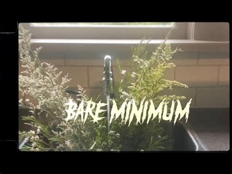 Bare Minimum Official Lyric Video Youtube