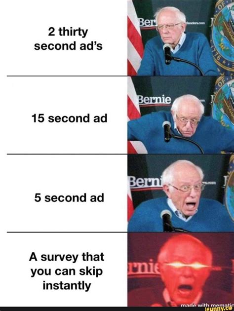 2 Thirty Second Ads 15 Second Ad 5 Second Ad A Survey That You Can