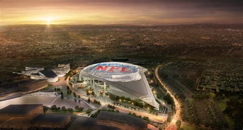 Construction Begins On Stadium For American Football Team La Rams
