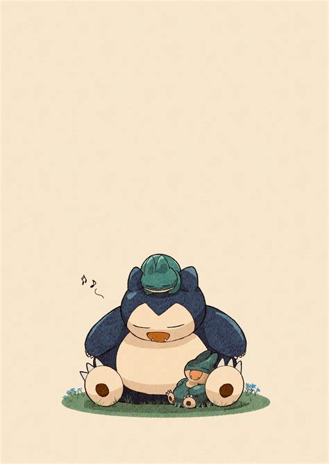 Snorlax And Munchlax Pokemon Drawn By Zozozoshion Danbooru