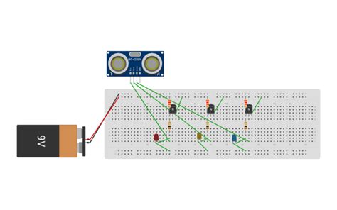 Circuit Design Water Level Indicator Using Simple Transistors Tinkercad