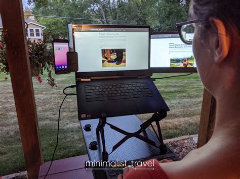How I Set Up A Dual Screen Standing Desk Thats Actually Portable