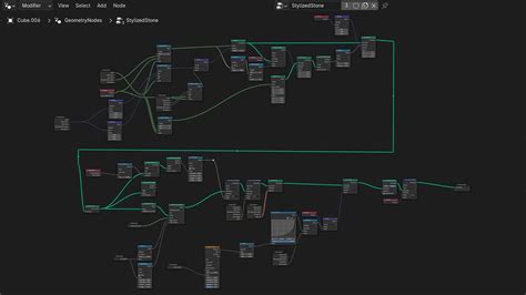Blender 4 Stylized Stone Geometry Flippednormals