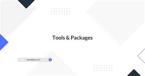 Tools And Packages
