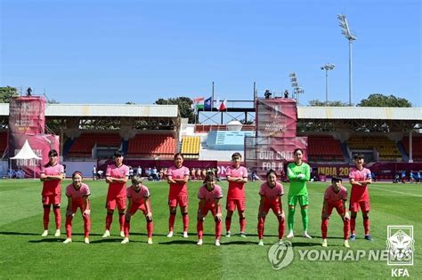 아시안컵 4강전 나선 여자 축구대표팀 연합뉴스