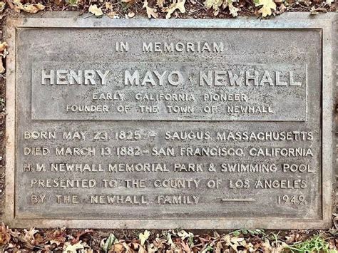 Newhall Ranch House Historical Marker