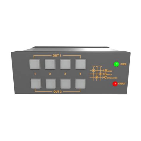 Matrix Switch Msc Xd42l 4 Input 2 Output 3g Sdi Video Router With