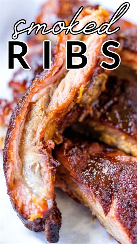 Tender Smoked Ribs Recipe • Food Folks And Fun
