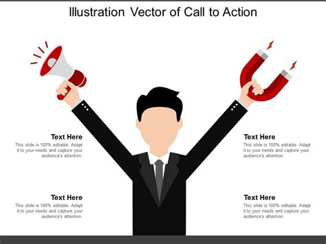 Illustration Vector Of Call To Action PowerPoint Presentation Images Templates PPT Slide