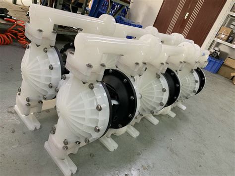 폭발 방지 공기 구동 두 배 격막 펌프 플라스틱 음식 급료