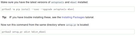 trouble following packaging libraries tutorial · issue 411 · pypa