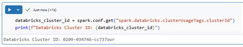 How To Programmatically Access Databricks Cluster Id 2025