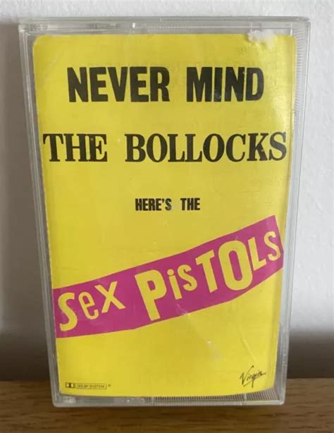 Sex Pistols Cassette Never Mind The Bollocks Aust Rel 1977 Tape Music Tested 6995 Picclick Au