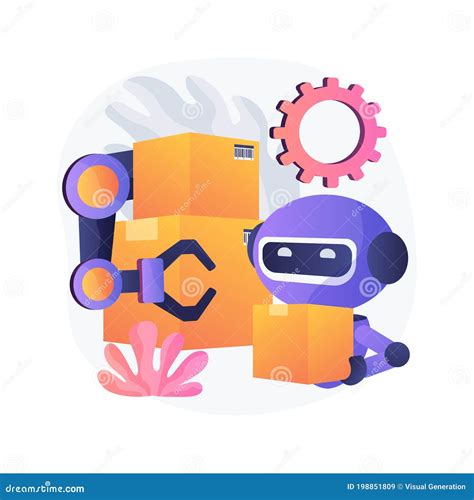 Labor Substitution Abstract Concept Vector Illustration Stock Vector Illustration Of