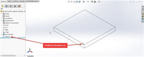 solidworks macro create revolve cut the cad coder
