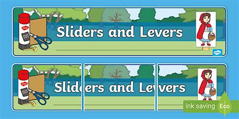 Sliders And Levers Display Banner Teacher Made Twinkl