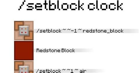 How To Make A Fast Setblock Clock In Minecraft Rminecraft