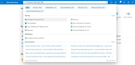 creating a test base account microsoft learn