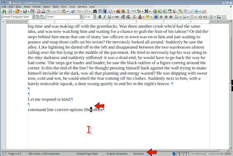 Writer Overwrites Text At Beginning Of Line English Ask Libreoffice