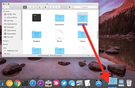 How To Restore Missing Downloads Folder To Dock On Mac