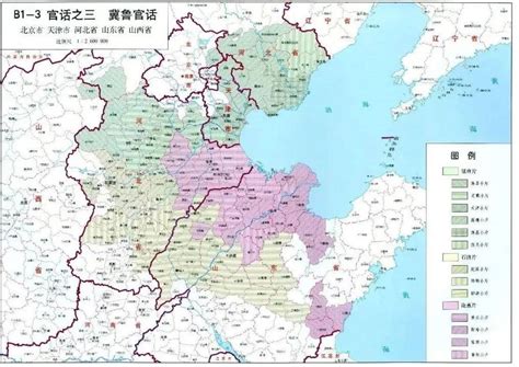 山东方言地图划分 山东方言分布图 2 伤感说说吧