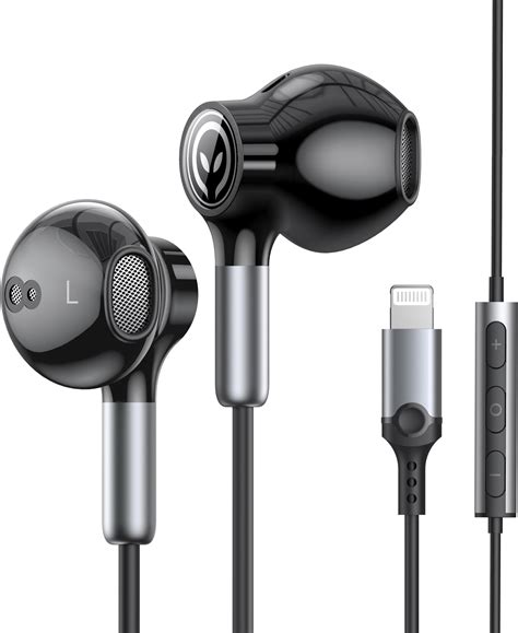 Lightning Headphones Mfi Certified Lightning Connector Wired Iphone