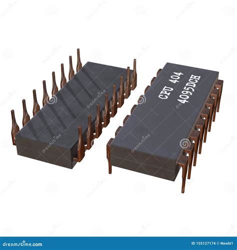 Micro Chip Quantum Processor Stock Illustration Illustration Of Micro Network 155127174