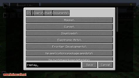 Replay Mod 1192 1182 Record Relive Share Your Experience Mc Modnet