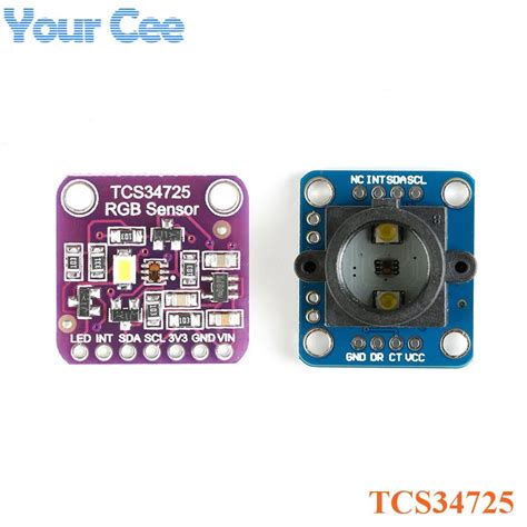 컬러 센서 Rgb 컬러 센서 개발 보드 모듈 Tcs34725 Arduino용 Diy 전자 Pcb 보드반도체 집적회로 Aliexpress