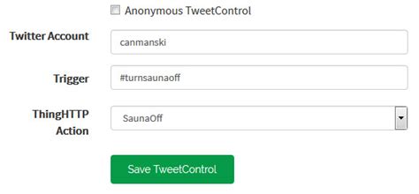 Using Tweetcontrol Thing And Talkback To Control Domoticzarduino