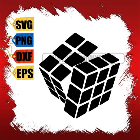 Rubiks Cube Svg Cube Svg Rubic Cube Svg Rubics Cube Vector Etsy