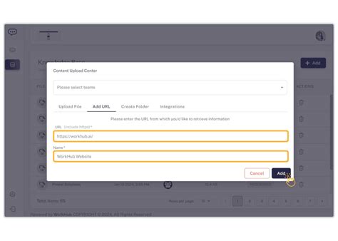 How To Add Filesurls To The Knowledge Base