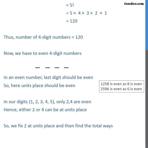 Ex 73 4 Find Number Of 4 Digit Numbers That Can Be Formed