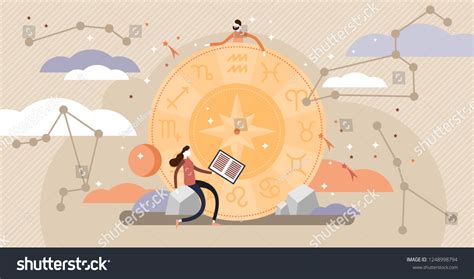 점성술 벡터 삽화평평한 궁도자리 지식 기호모든 스톡 벡터로열티 프리 1248998794