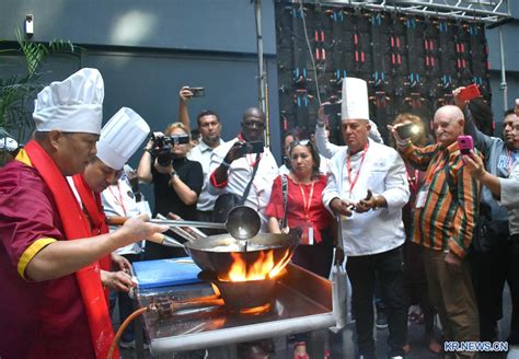 2023 쿠바 국제 음식페스티벌에 참가한 中 요리사 Xinhua