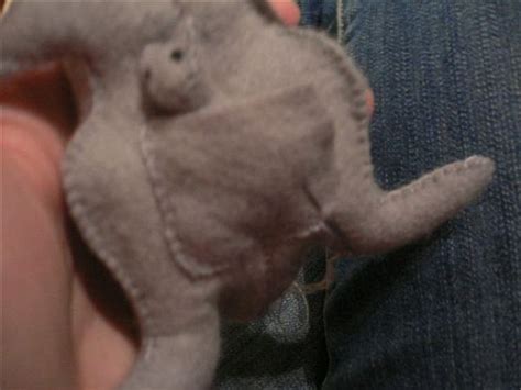 Кенгуру из фетра