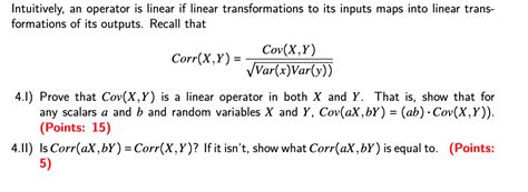 solved intuitively an operator is linear if linear