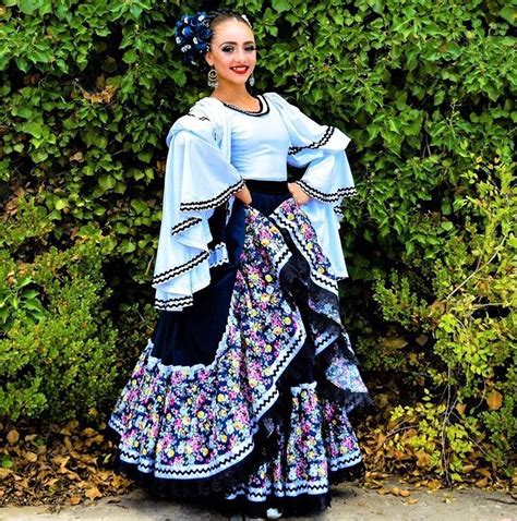 Sinaloa Costa Folklórico Folklorico Dresses Traditional Mexican