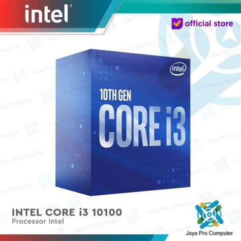 Promo Processor Intel Core I3 10100 Box Comet Lake Socket Lga 1200 Diskon 23 Di Seller Vegara