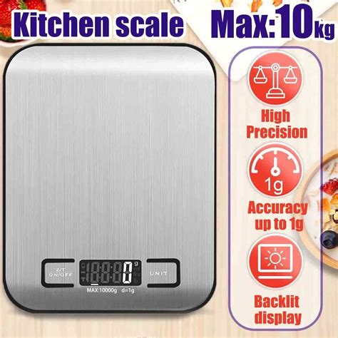 Zgby Digital Kitchen Scale Up To 20lb Kitchen Scale For Food Ounces
