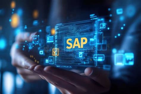 Digital Sap Business Technology Software Solution Interface Modern Web