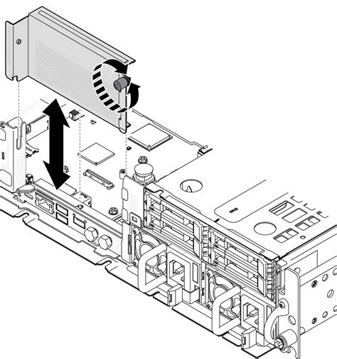 Install The PCIe Riser Assembly ThinkEdge SE V Lenovo Docs