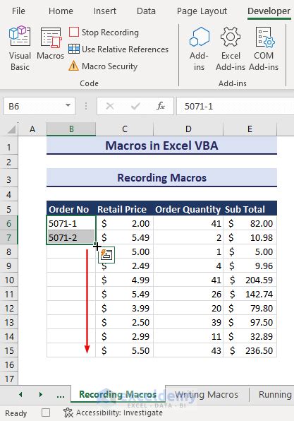 Learn Excel Macros And Vba Programming Free Tutorial And 50 Examples