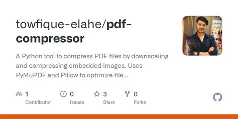 Github Towfique Elahepdf Compressor A Python Tool To Compress Pdf