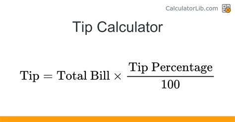 Tip Calculator Online Calculator