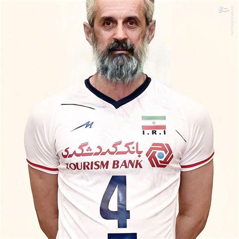 عکس ملی پوشان والیبال در چالش پیری طرفداری