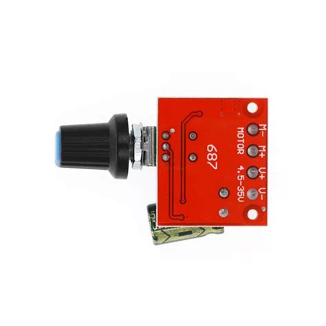 MODULO CONTROLLO VELOCITÀ motore PWM 5v 35v interruttore regolatore velocità regolabile 5A SC