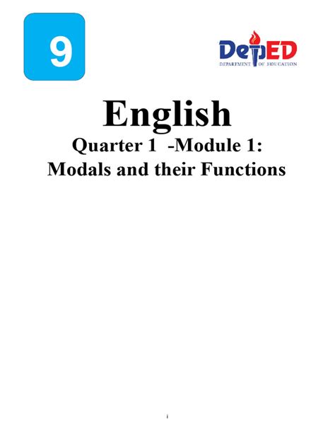 Copy Of English 9 Slm Q1 W1 M1 V1 0 Cc Released Pdf