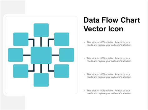 Data Flow Chart Vector Icon Ppt PowerPoint Presentation File Samples